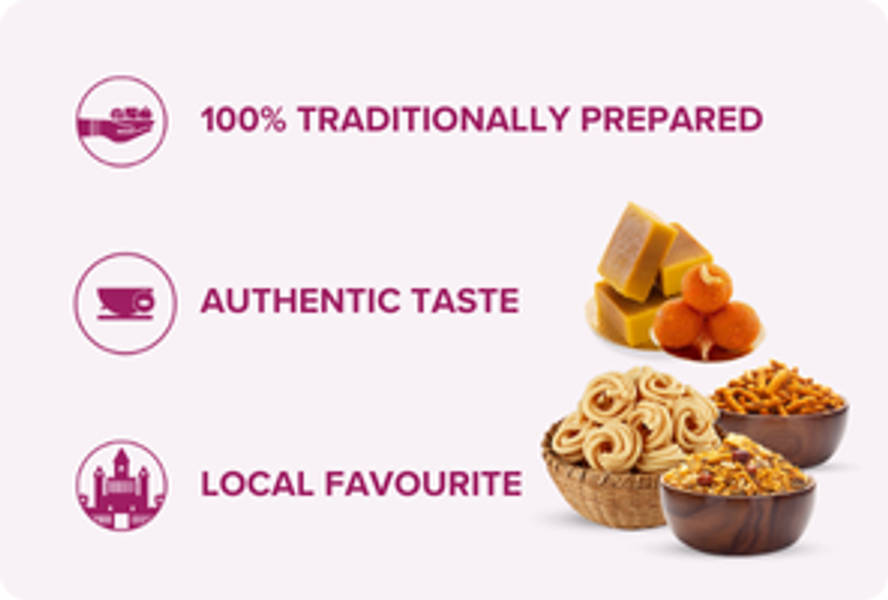 Buy Om Sweets & Snacks Om Sweets Khushiyon Ki Saugat Online (865 g) At ...