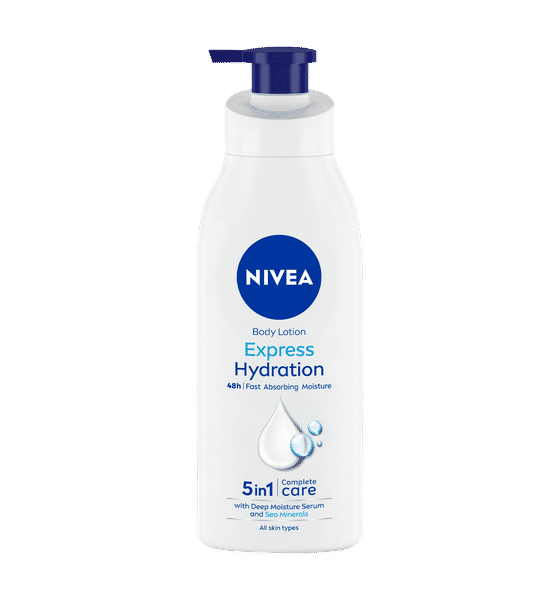 Buy NIVEA Express Hydration Body Lotion 48 H Moisturization Non Greasy For All Skin Types Online 400 ml At Best Price