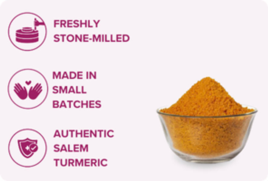 Buy Deccan Stone Mills Authentic Sangli Turmeric Powder (Freshly Milled ...
