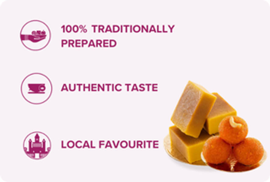 Buy Om Sweets & Snacks Dhoda Burfi (Locally Made) Online (400 g) At ...