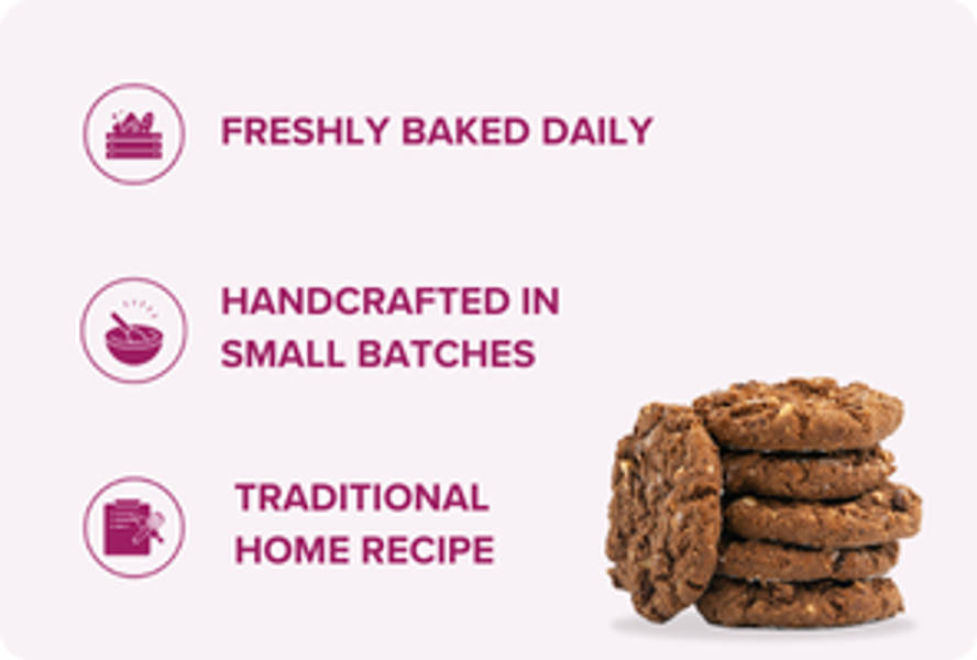 Buy Suchali's Artisan Bakehouse Oatmeal & Cranberry Cookies Online (160 ...