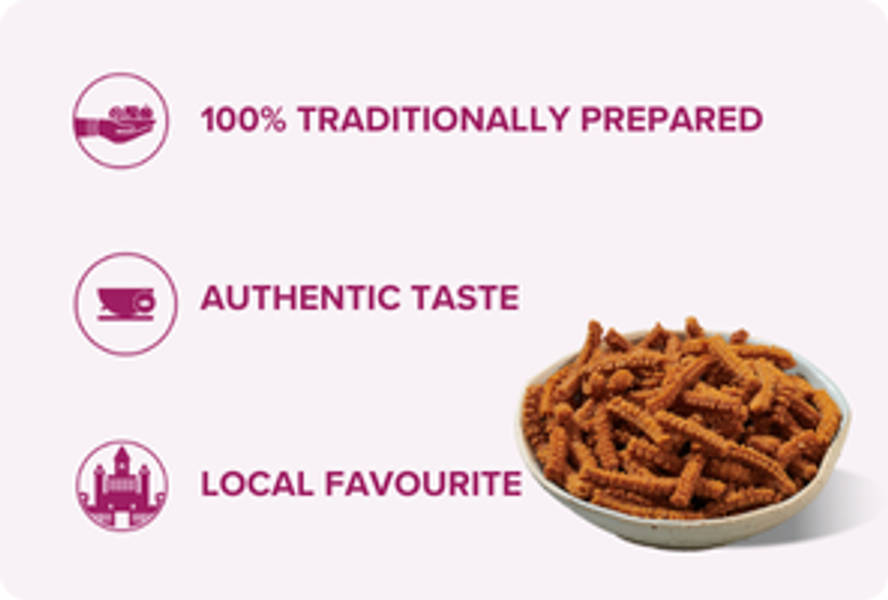 Buy Sri Krishna Sweets Ragi Murukku Online (200 g) At Best Price