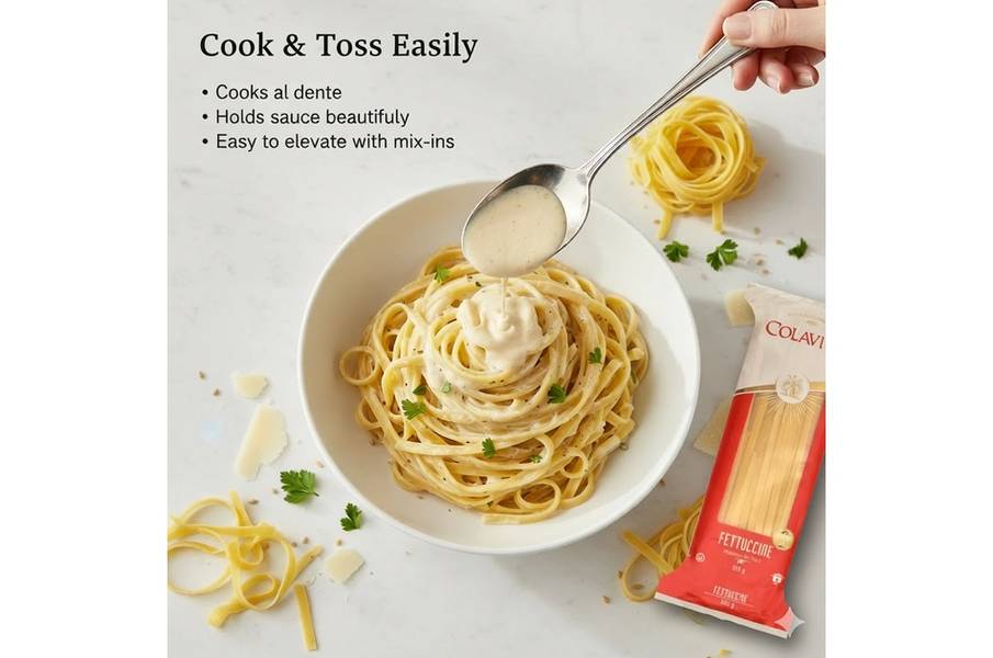Buy Colavita Fettuccine Durum Wheat Pasta 500 G Online () At Best Price