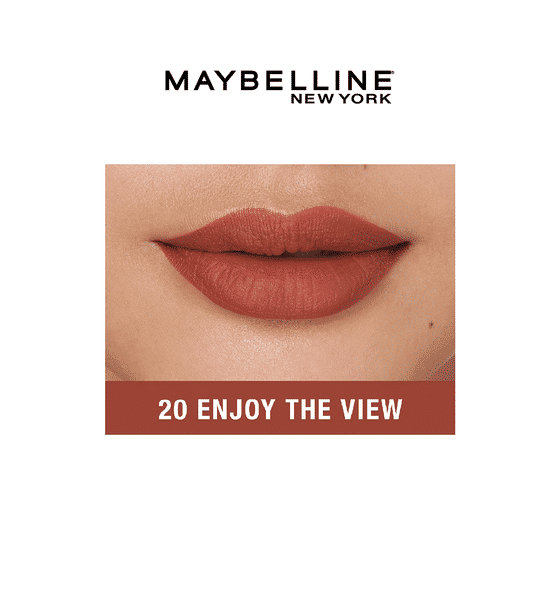 maybelline lipstick enjoy the view