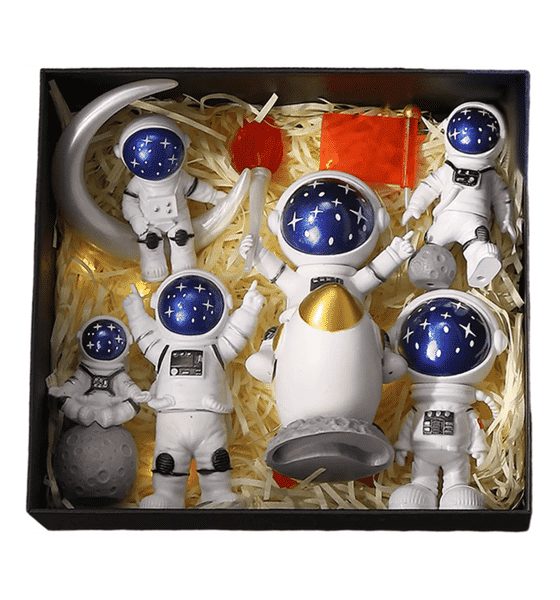 astronaut presents