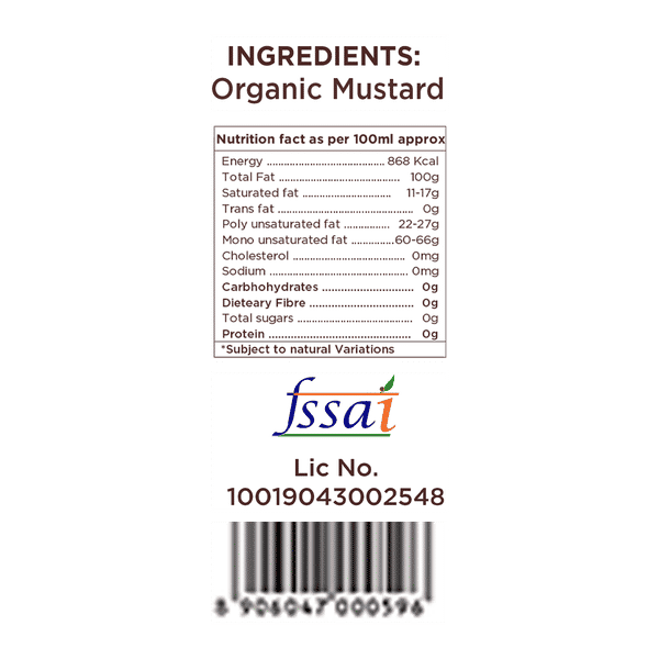 Buy Phalada Pure & Sure Organic Cold Pressed Mustard Oil Online () At ...