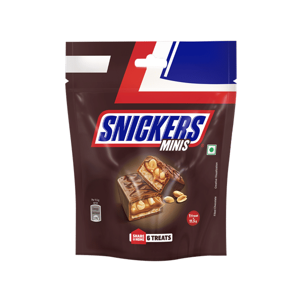 snickers mini peanuts bar