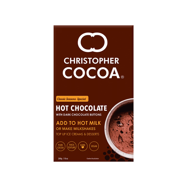 drinking chocolate buttons