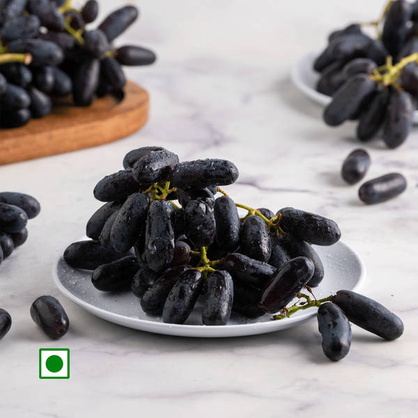 Buy Black Jumbo Grapes Krisha (Seedless) (Limited Season) (Drakshi ...