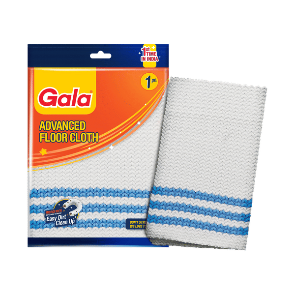 Buy Gala Microfiber Advance Floor Cleaning Cloth (White) Online (1 ...
