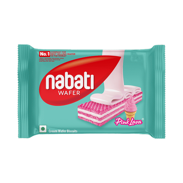 Buy Nabati Pink Lava Cream Wafer Biscuit Online () At Best Price