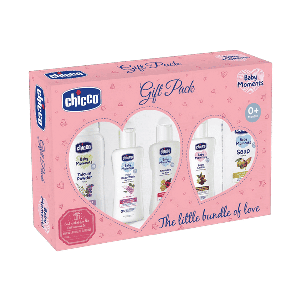 Buy Chicco Baby Moments Essential Gift Pack Pink, Ideal Baby Gift Sets ...