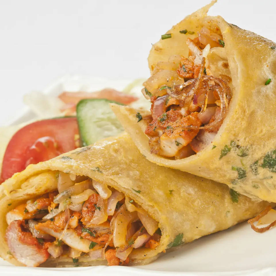 single egg kathi roll