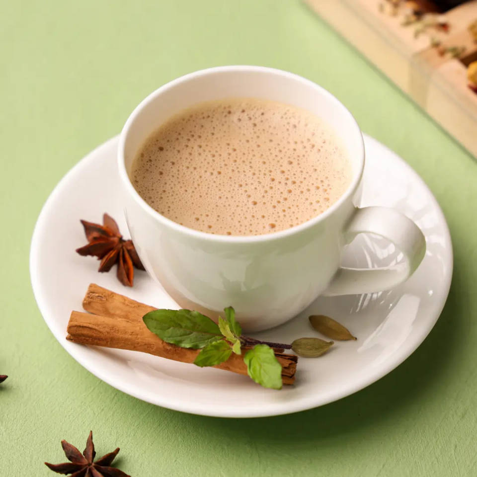 how to boil milk for tea