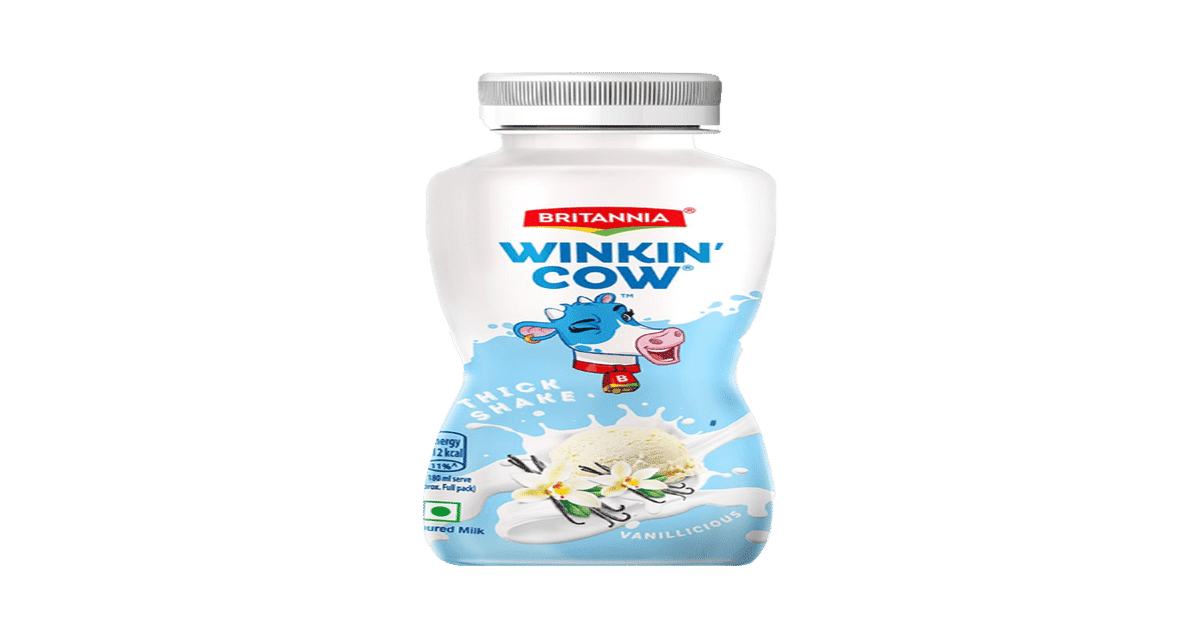 Buy Britannia Winkin' Cow Vanillicious Thick Milk Shake Online (185 ml ...