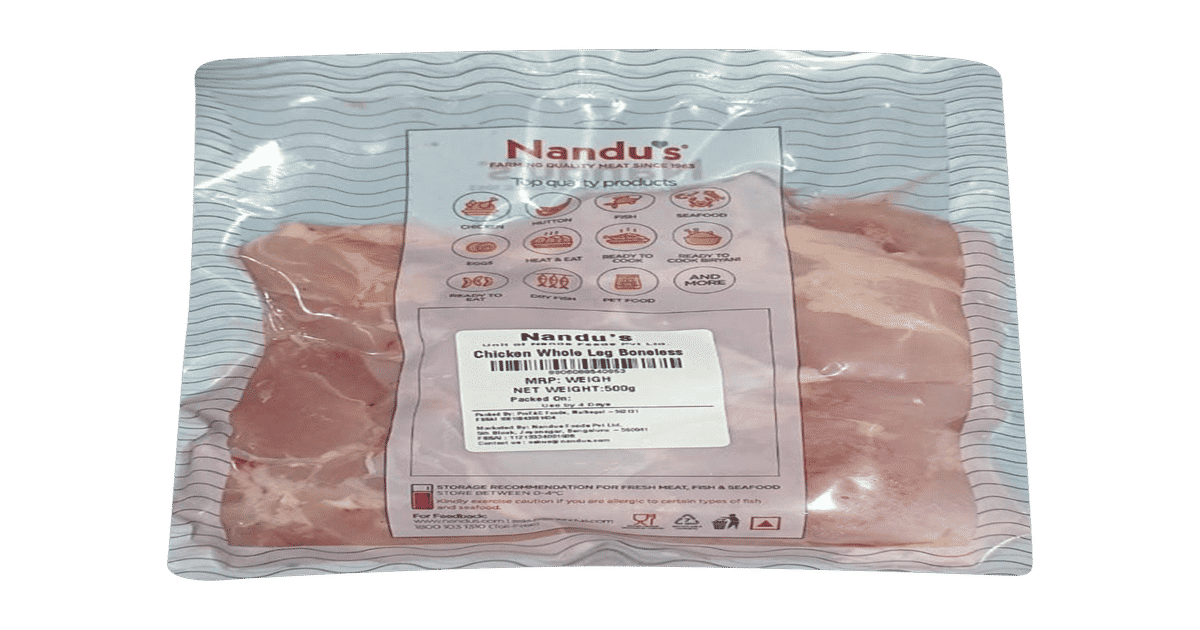 Buy Nandus Chicken Leg Boneless Online () At Best Price