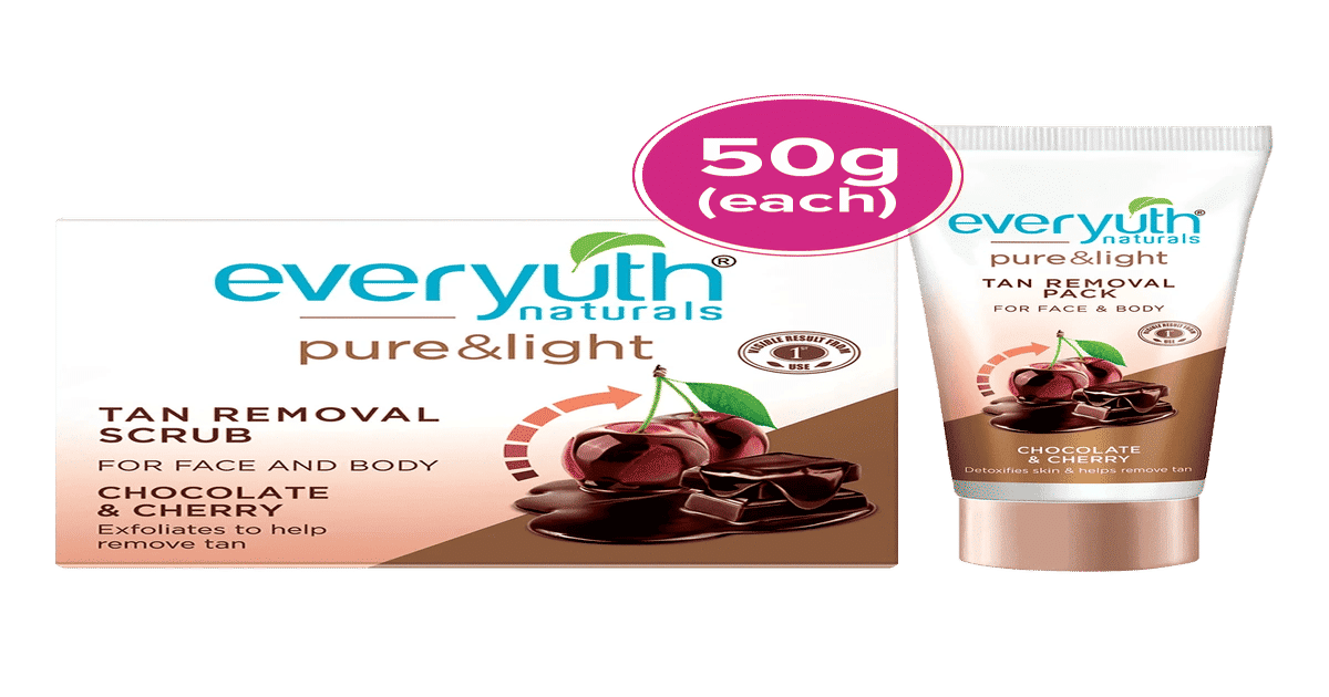Buy Everyuth Tan Removal Choco Cherry and Tan Removal Choco Cherry ...