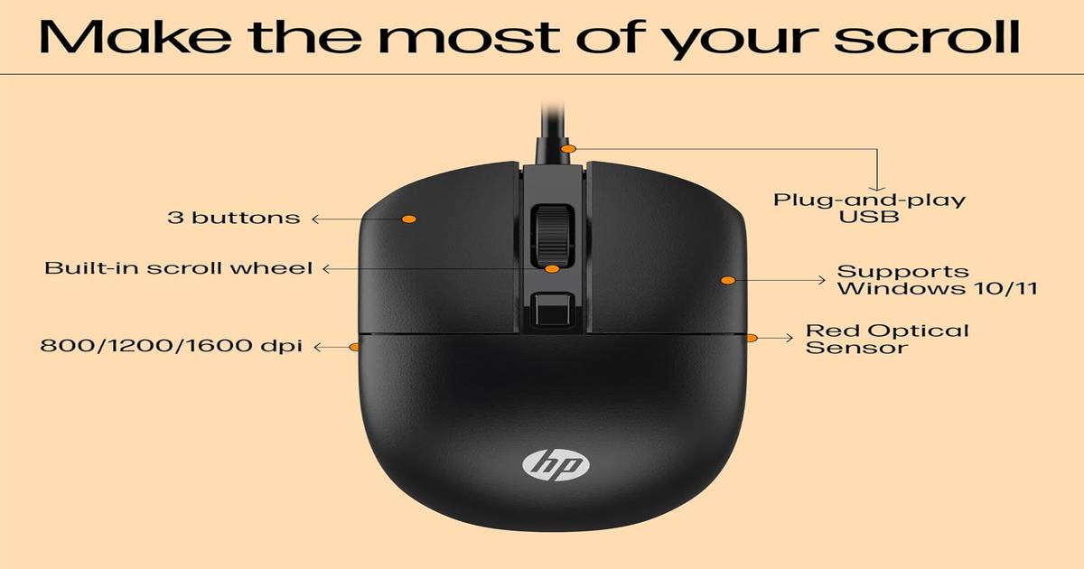 Buy HP M070 Optical Engine, Accurate Positioning, 1600 DPI With ...