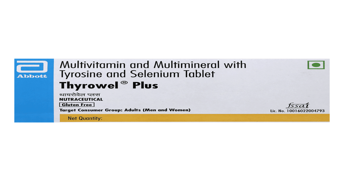 Buy Thyrowel Plus Strip Of 15 Tablets Online (15 pieces) At Best Price