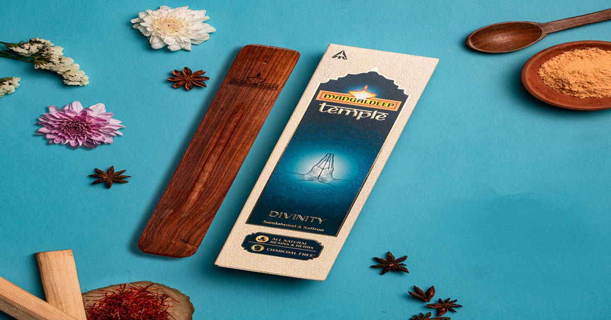 Buy Mangaldeep Temple Divinity Sandalwood & Saffron Agarbatti Online ...