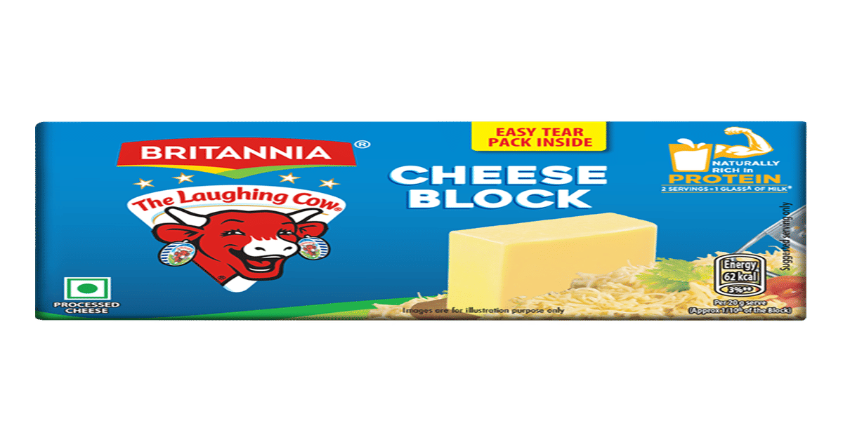 Buy Britannia Cheese Block Online (200 g x 2) At Best Price