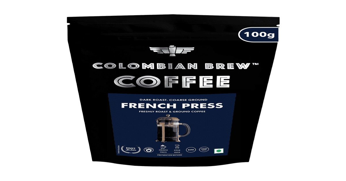 Buy Colombian Brew Coffee Arabica French Press Coffee Dark Roast Strong ...