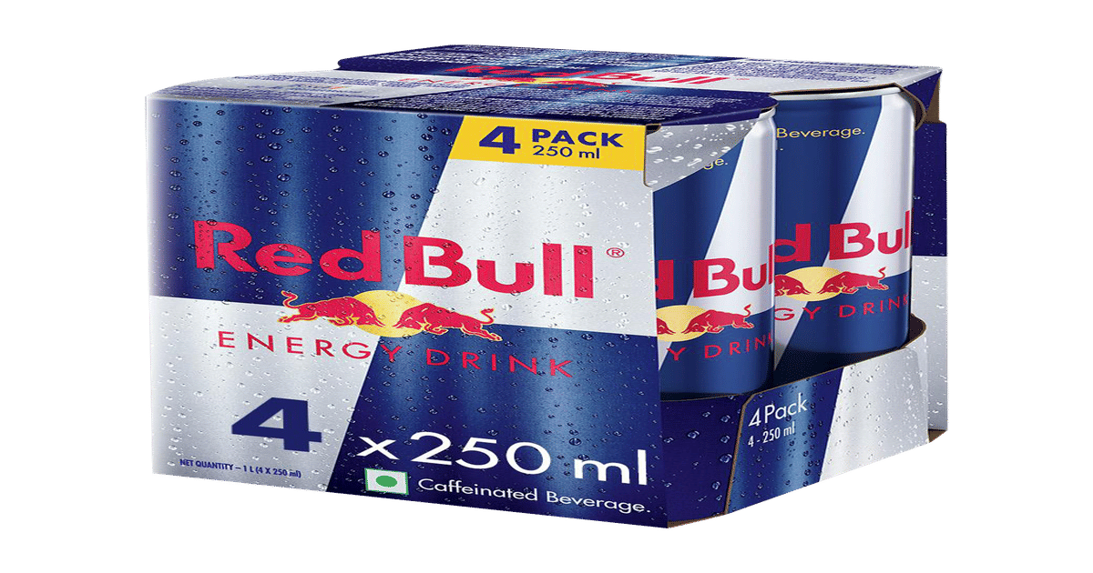 Buy Red Bull Energy Drink Multipack 250ml Online (4 Pieces x 2) At Best ...