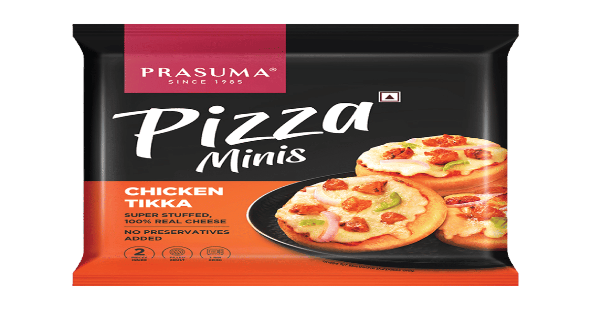 Buy Prasuma Pizza Minis - Chicken Tikka Online (180 g x 2) At Best Price