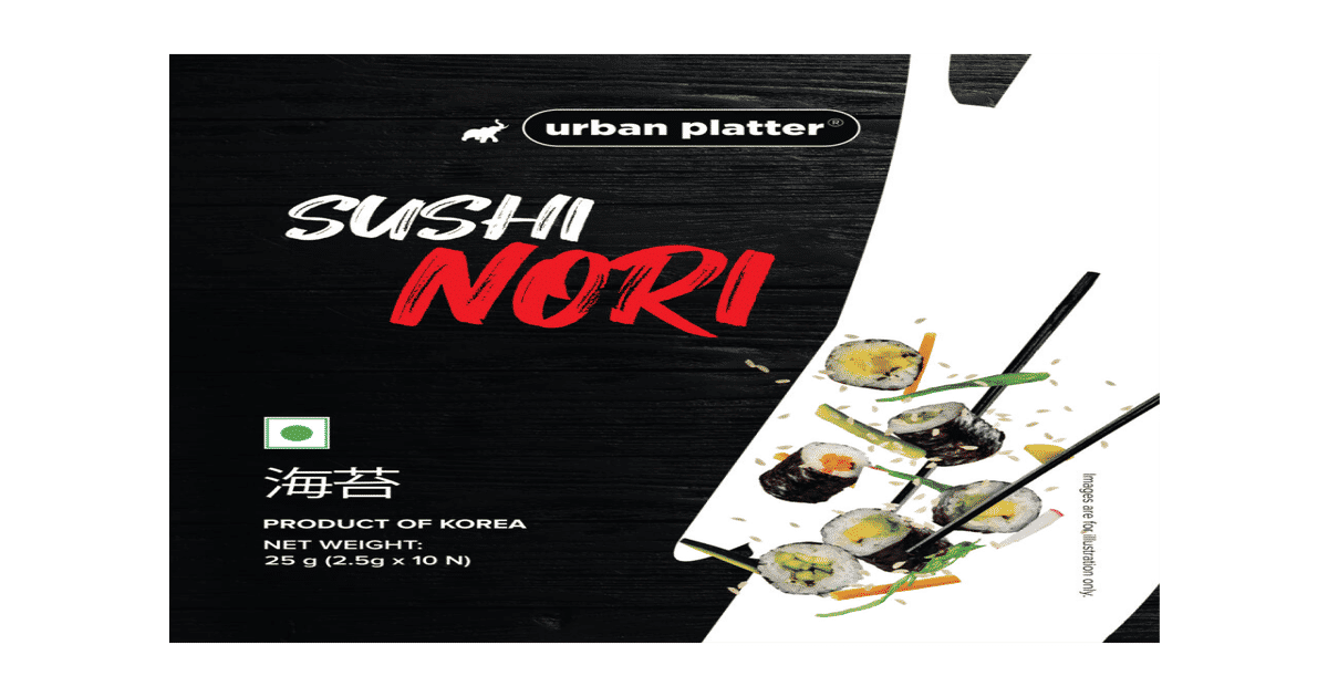 Buy Urban Platter Sushi Nori Sheet (Seaweed) Online (25 g) At Best Price