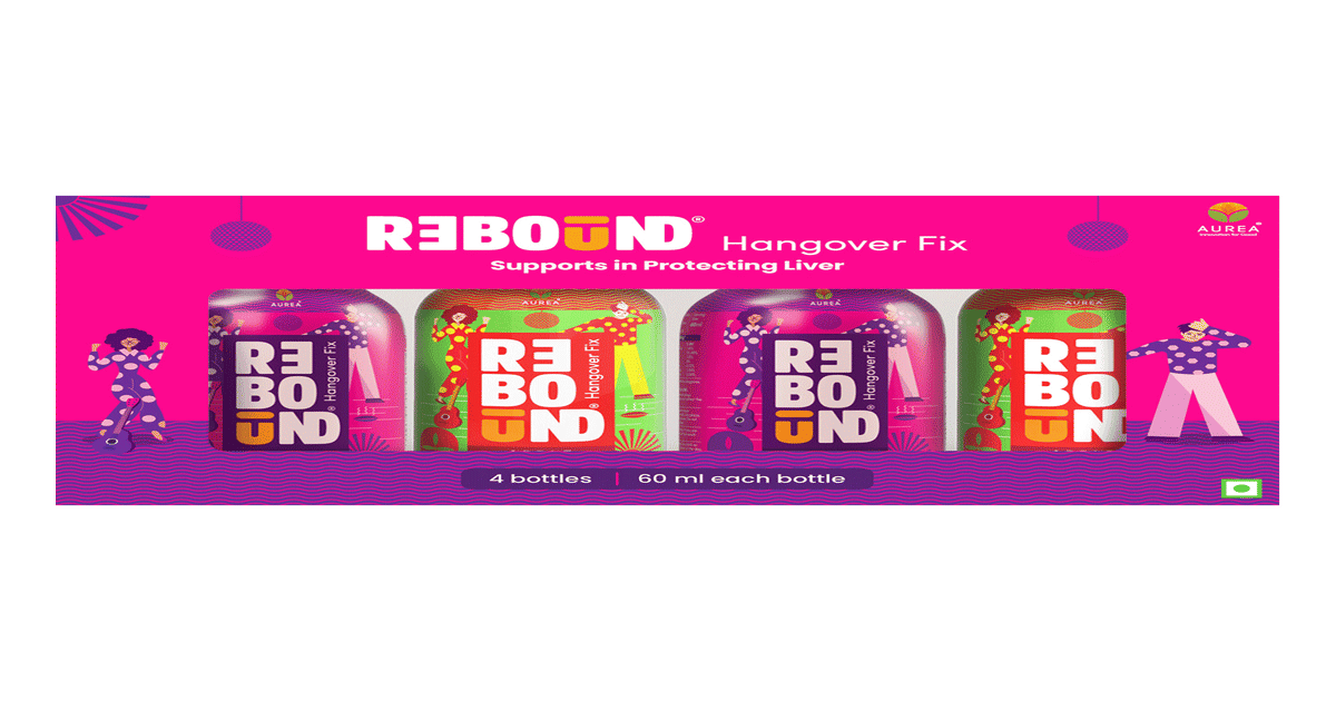 Buy Rebound- Hangover Fix Promo (Pack of 4) Online (240 ml) At Best Price