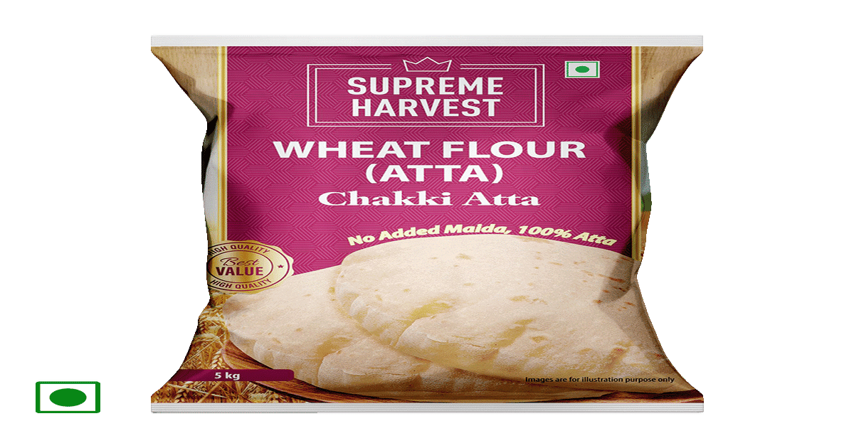 Buy Supreme Harvest Whole Wheat Atta Online (5 kg x 2) At Best Price