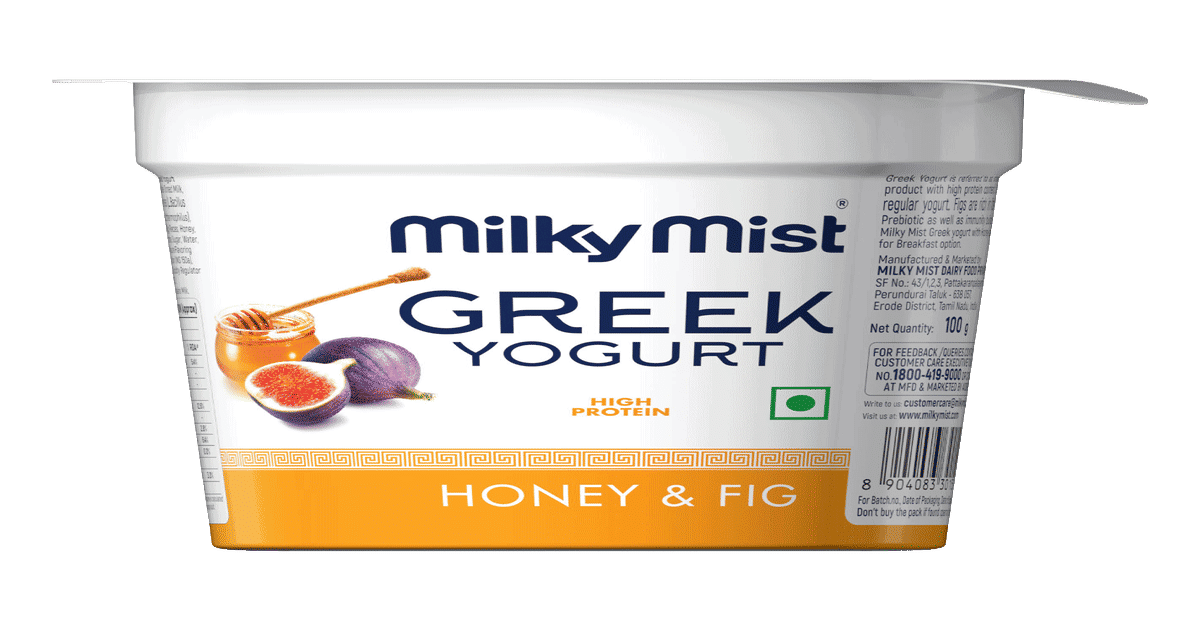 Buy Milky Mist Greek Yogurt Honey And Fig Online (100 g) At Best Price
