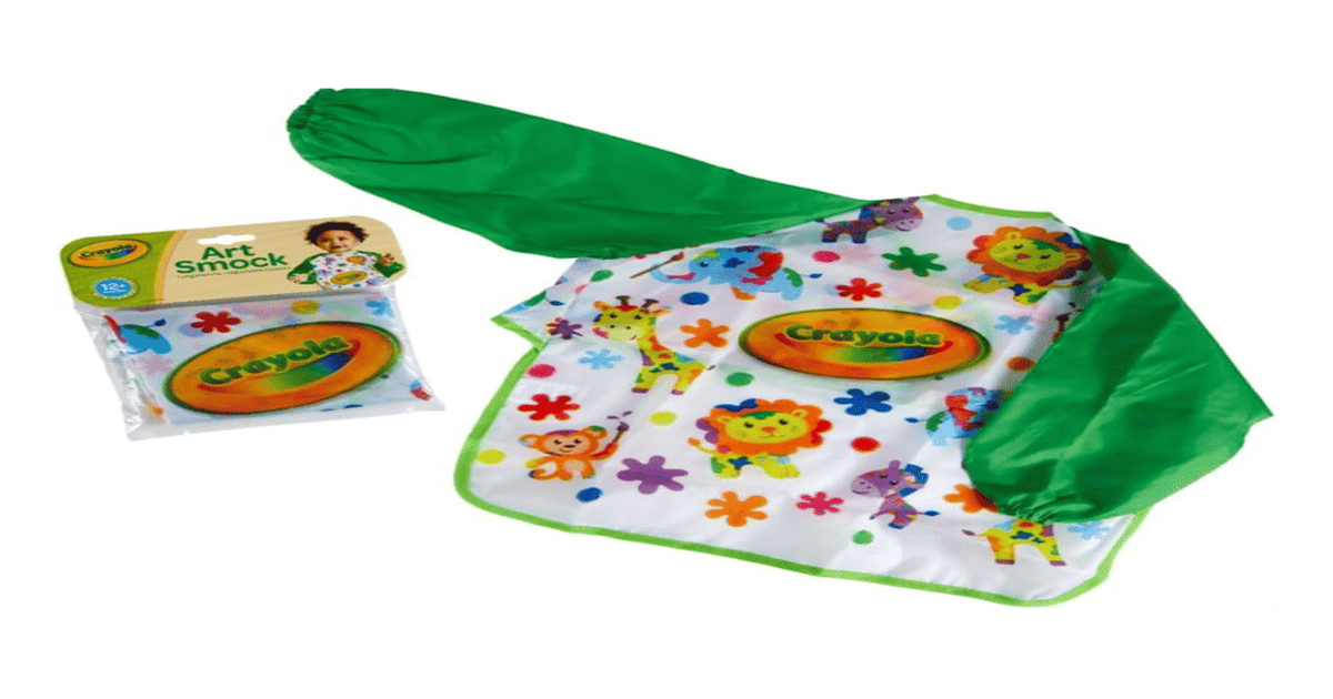 Buy Crayola Art Smock Animals 12+M (Multicolour, Pack of 24) Online (1 ...
