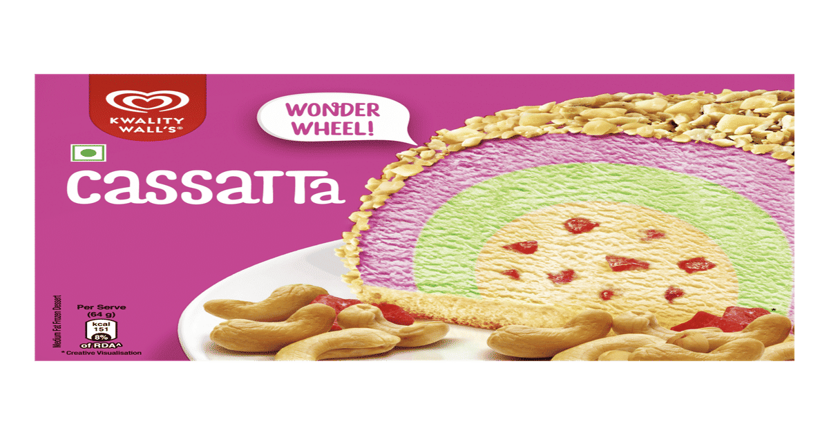 Buy Kwality Wall's Cassatta Slice Online (125 ml x 4) At Best Price