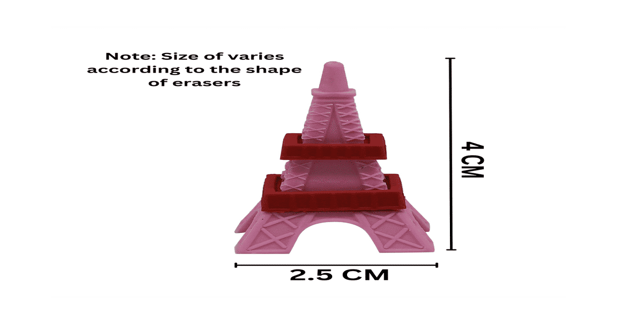 Buy SE7EN Eraser Set | Pack of 4 | Assorted Designs Online () At Best Price