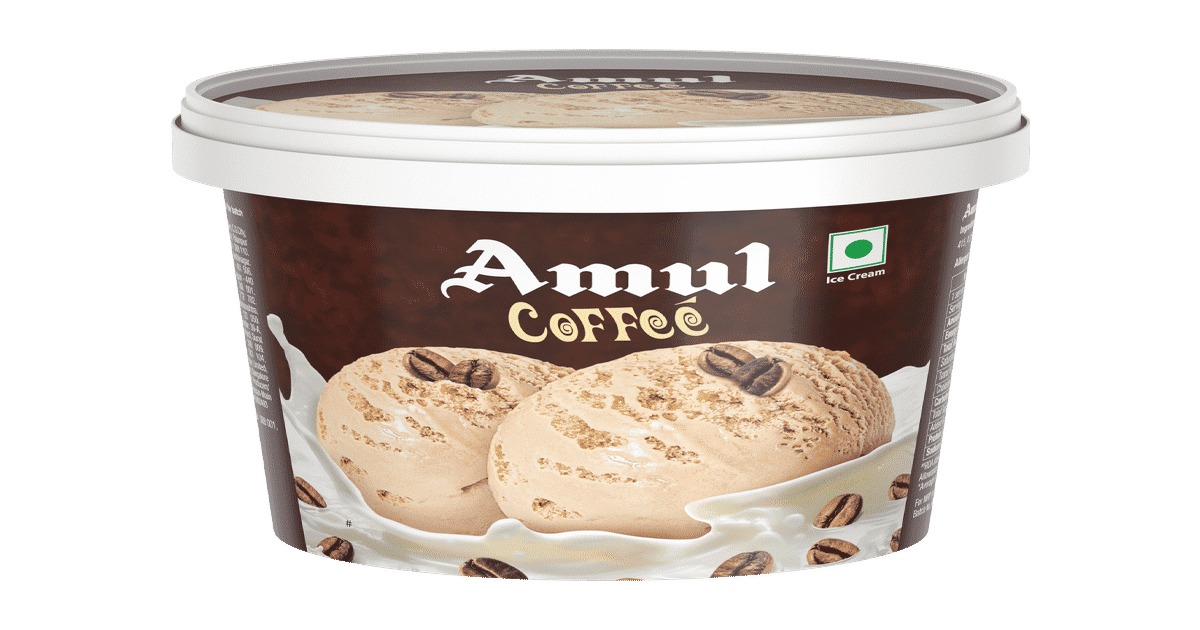 Buy Amul Coffee Ice Cream Jumbo Cup Online (125 ml x 4) At Best Price