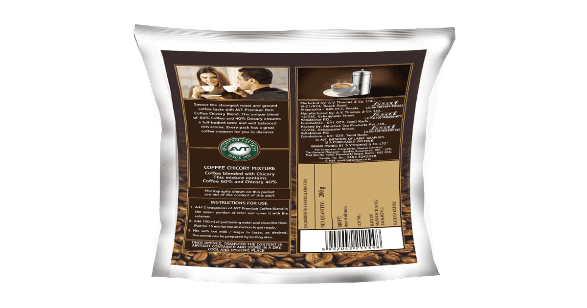 Buy AVT Premium Coffee Rich Chicory Blend Online () At Best Price