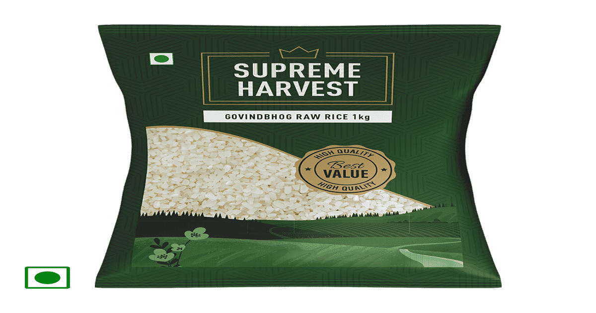Buy Supreme Harvest Govindbhog Raw Rice Online (1 kg x 2) At Best Price