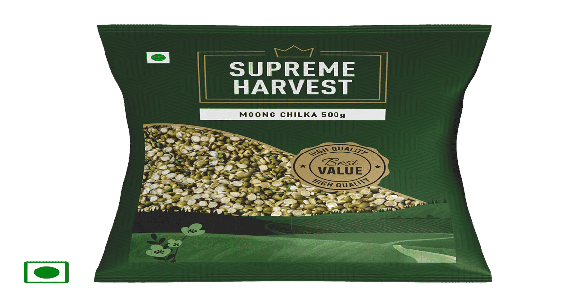 Buy Supreme Harvest Moong Chilka Online (500 g x 2) At Best Price