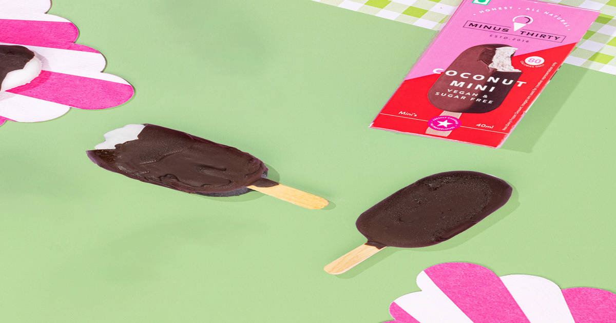 Buy Minus Thirty Coconut Ice Cream Stick (Vegan & Sugar Free) Online ...