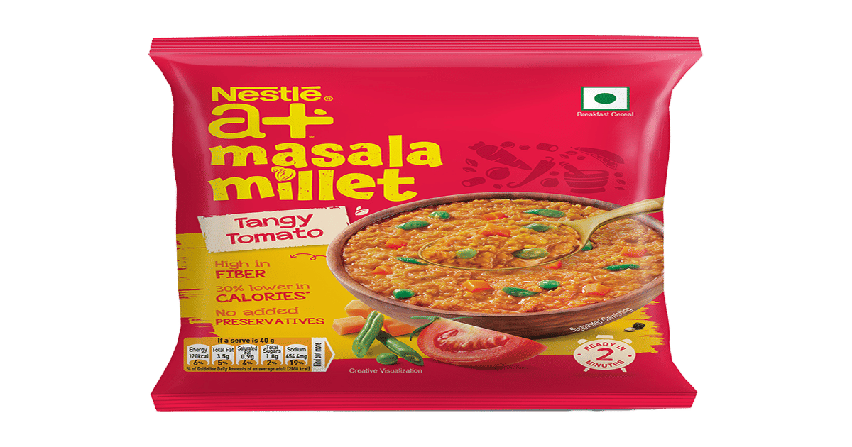 Buy Nestle Sample A+ Masala Millet,High In Fiber, 30% Lower Calories ...