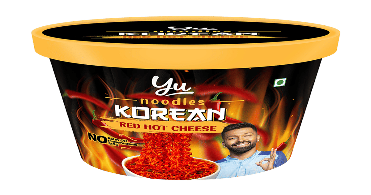Buy Yu Korean Red Hot Cheese Instant Cup Noodles Online (80 g x 2) At ...