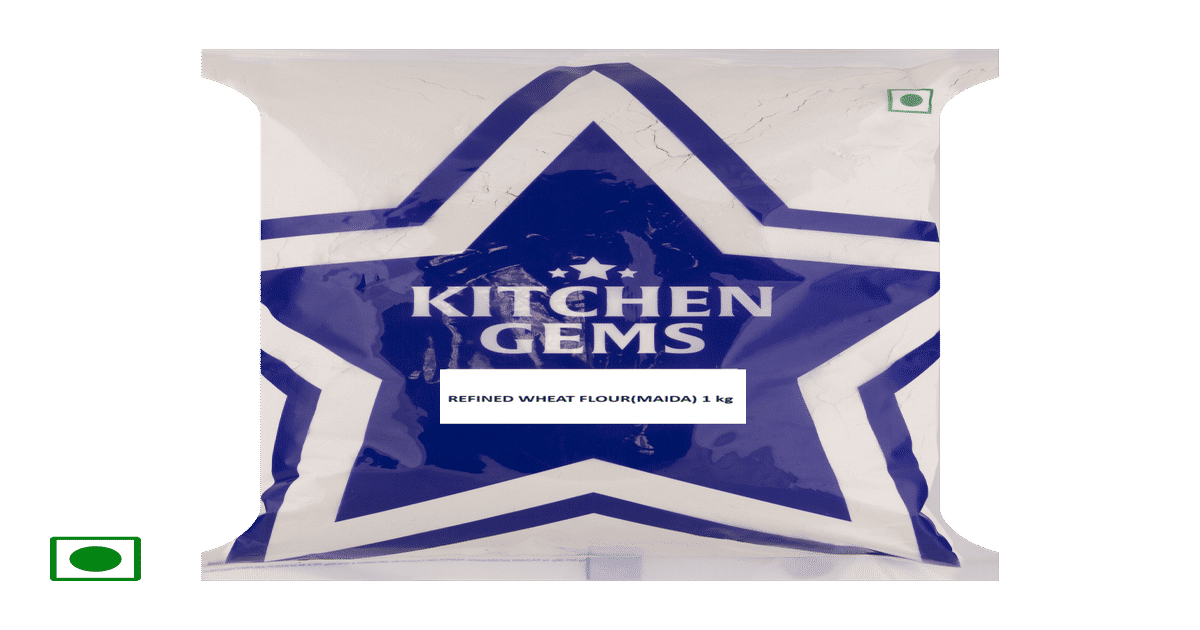 Buy Kitchen Gems Maida (Refined Wheat Flour) Online (1 kg x 2) At Best ...