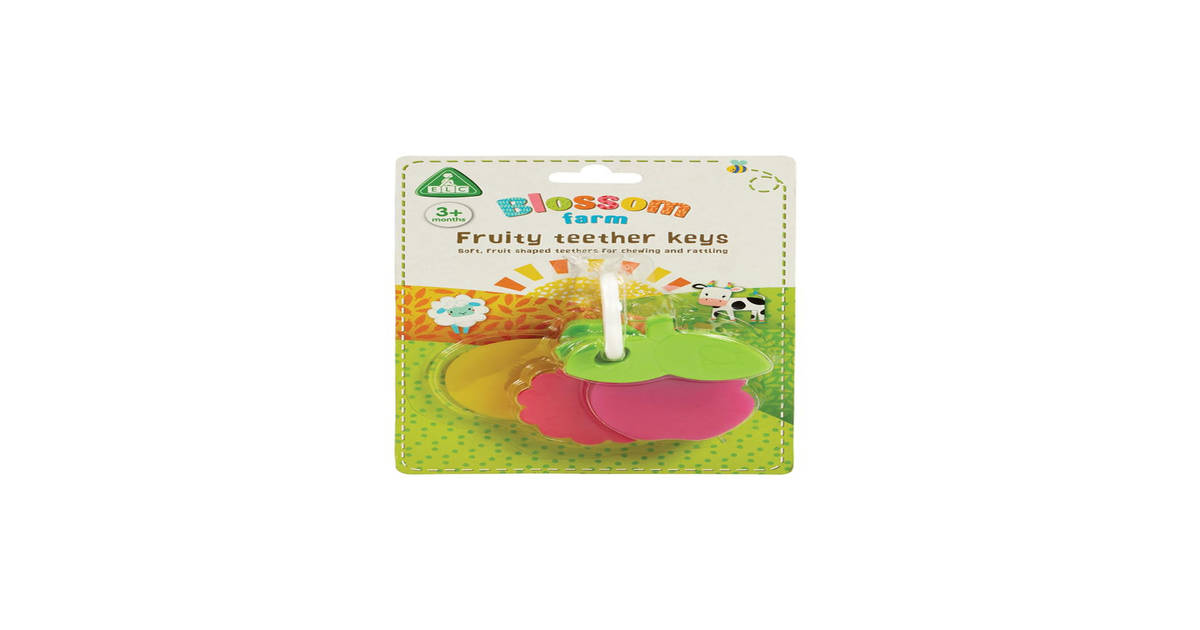 Buy ELC Blossom Farm Teether Fruit Keys Non Toxic (Multicolor) Online ...