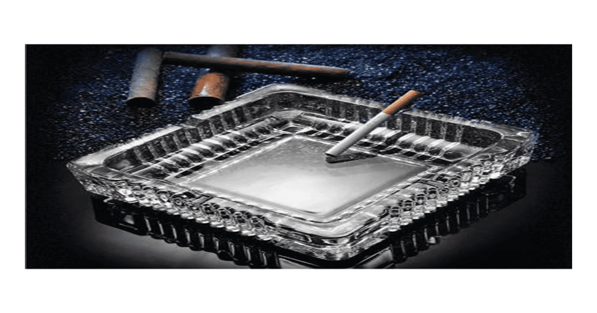 Buy Swastik Housewares Square Glass Ash Tray (11cm, Transparent) Online ...