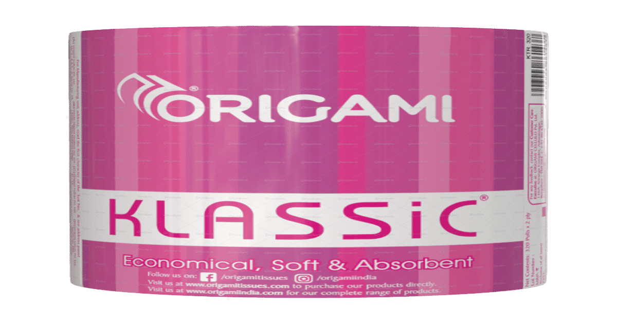 Buy Origami Klassic 2Ply Toilet Tissue Roll Ultra Soft & Highly ...