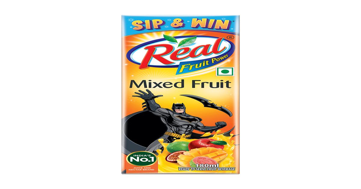 Buy Real Mixed Fruit Juice pack of 4 Online () At Best Price