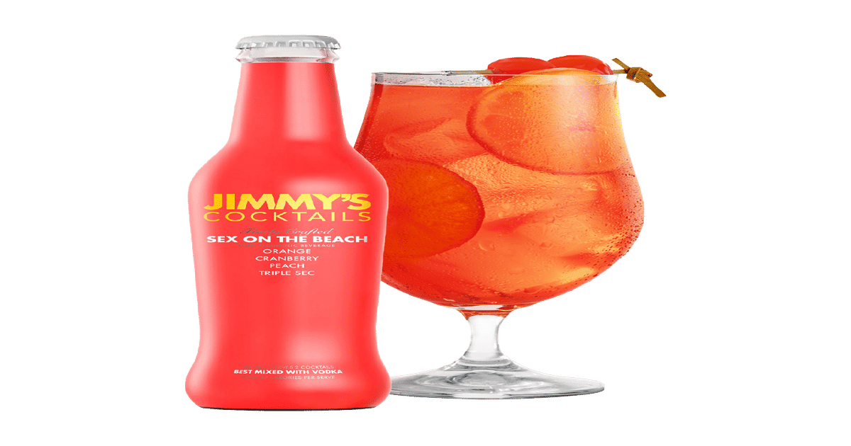 Buy Jimmy's Cocktails Sex On The Beach Mixer Online (250 ml x 4) At ...