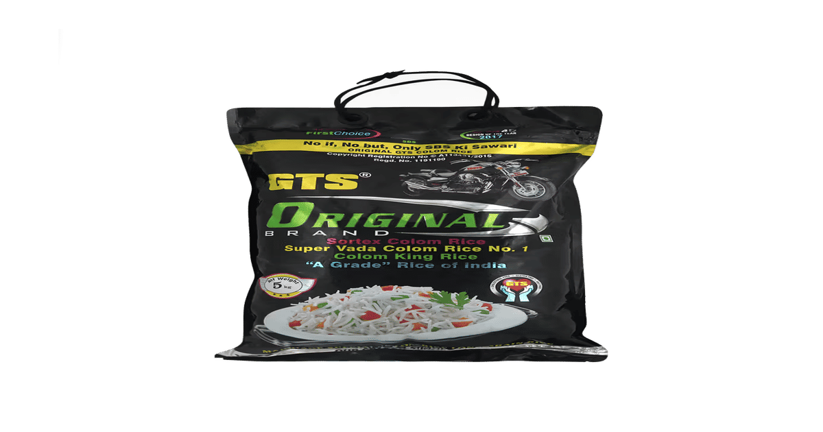 Buy GTS ORIGINAL Kolam Raw Rice Online (5 kg x 2) At Best Price