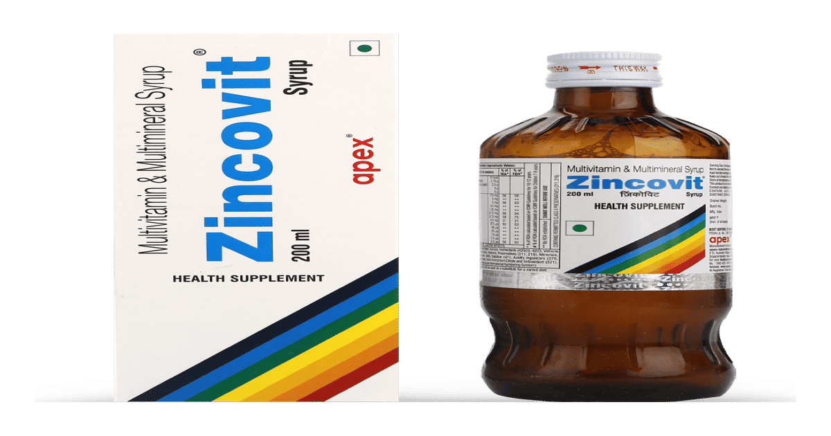 Buy Zincovit Syrup (Green) | Immunity Booster | Multivitamins ...